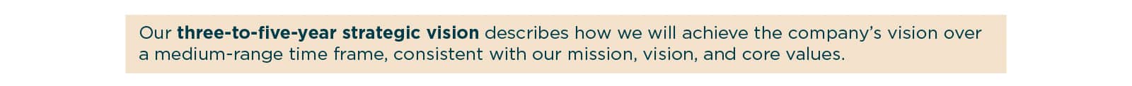 Crafting a Three-to-Five-Year Strategic Vision – C12